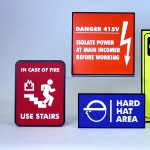 1x3 Plastic Electrical Tags Laser Engraved Signs and Custom ShapesThe ...